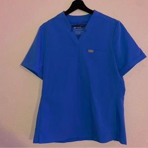 Figs | Tops | Figs Inala Slim Scrub Top Capri Blue Po 26 | Poshmark